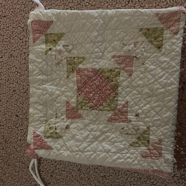 Patchwork Heart Pillow Quilted Heart Heart Decorative Pillow - Etsy