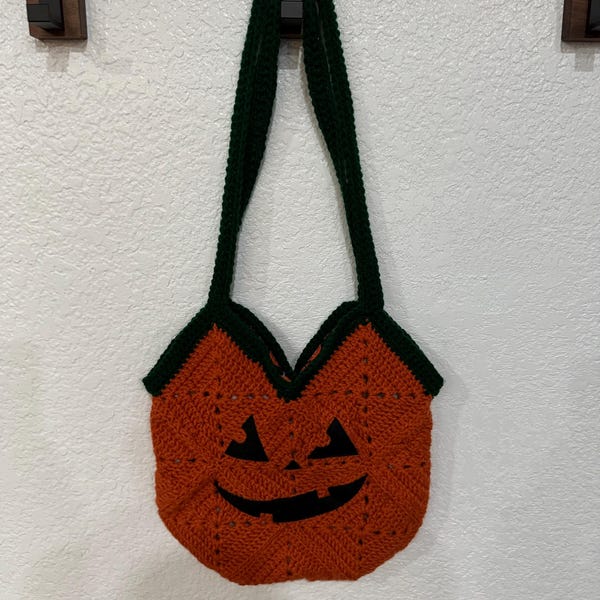 PATTERN- Jack-o-lantern Crochet Bag - Etsy