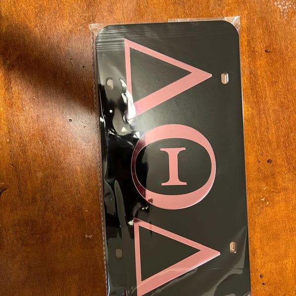 College Fraternities & Sororities Personalized Front License Plate ...