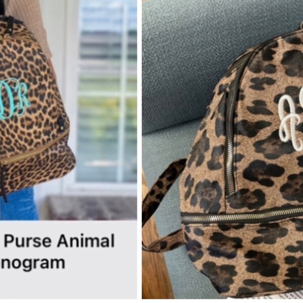 Women's Raleigh Monogram Backpack Purse Vegan Leather Pocketbook ...