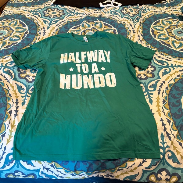 50 Years Old Funny Birthday Gift, Halfway to 100, 50 Years Old Funny ...