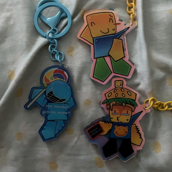 Star Time Shelly Dandys World Roblox Keychain - Etsy