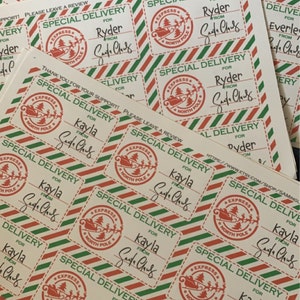 Instant Download Christmas Gift Label PDF Personalized - Etsy