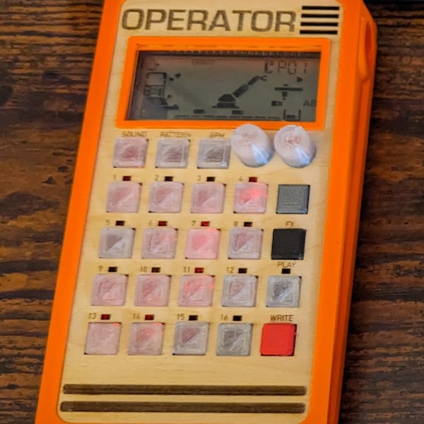 Pocket Operator Case - OPERATOR WOOD - 3D Printed Case for the Teenage ...