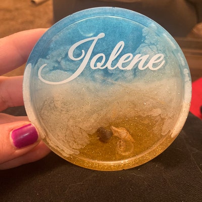 Teacher Appreciation Gift Custom Teacher Coaster Epoxy Resin - Etsy