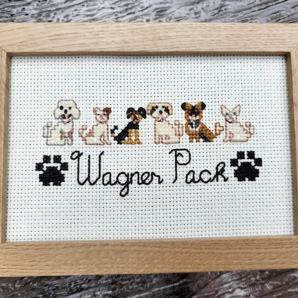 Custom Cross Stitch Portrait Ornament - Etsy