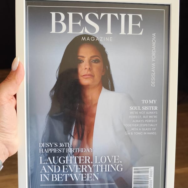 Editable Mother's Day Magazine Cover Canva Template | Personalized Mom ...