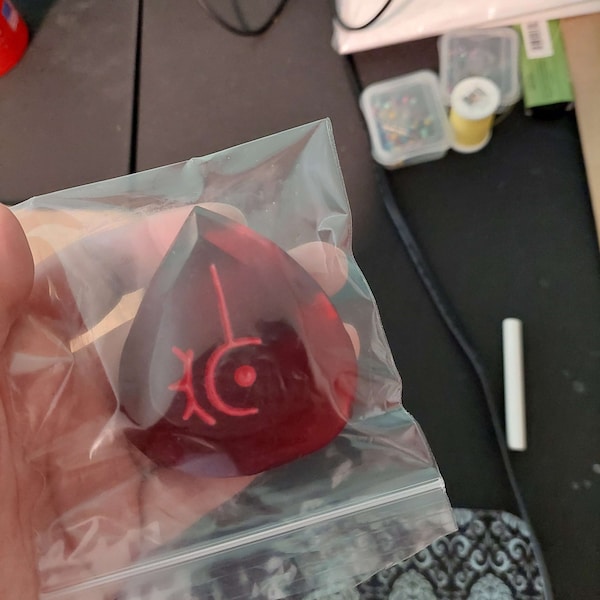 Red Mage FFXIV Hand Painted Soul Crystal/rdm Job Stone Final Fantasy ...