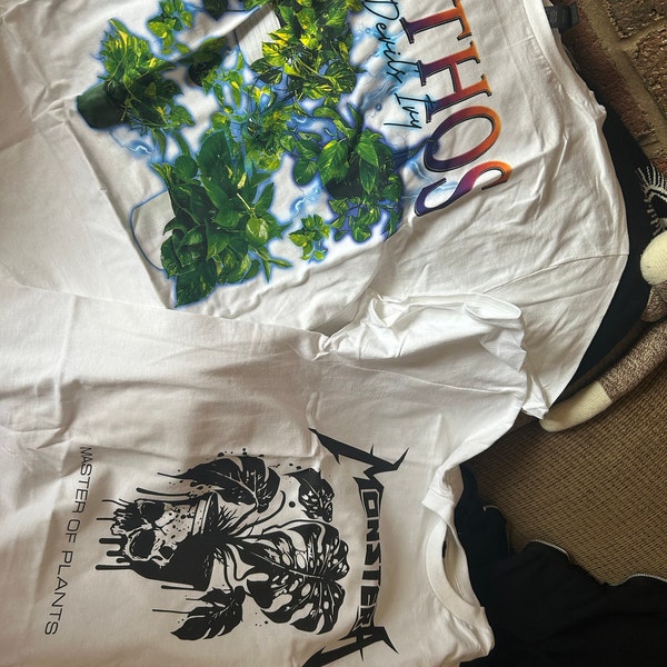 Monstera Hoodie Back Design for Metal Head Plant Lover Gift Idea for ...