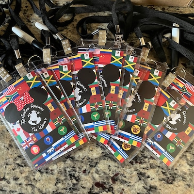 Snack Around the World Passport Lanyard, Kid Friendly Epcot Snacking ...