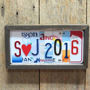 Custom License Plate Personalized Unique Wedding | Etsy