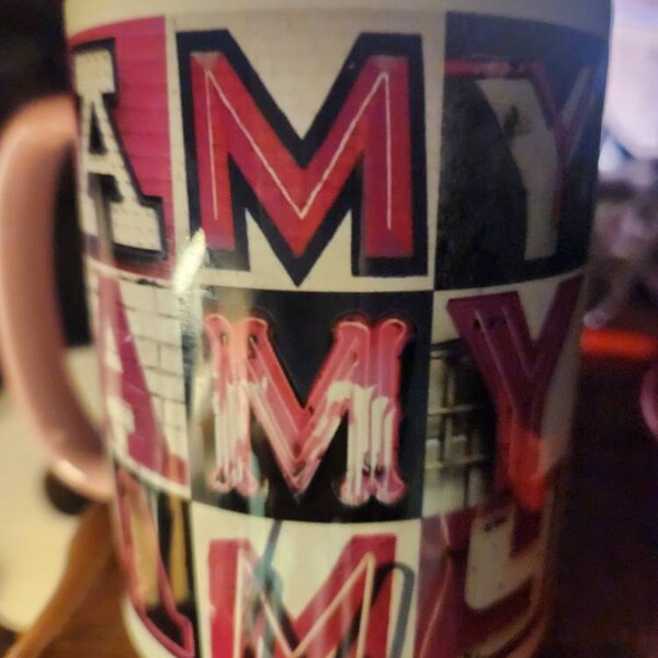 RUDY Personalized Poster Featuring Photos of Letters From Signs ...