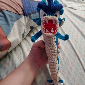 Gyarados pokemon Amigurumi Crochet Pattern - Etsy