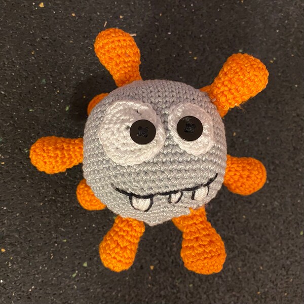 Virus Amigurumi, Amigurumi Crochet Pattern, Easy Crochet Toy Pattern - Etsy