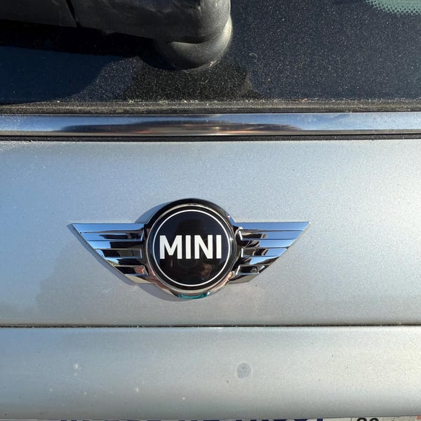 Classic Mini Steering Wheel Centre Badge Anniversary Edition Resin 3D ...