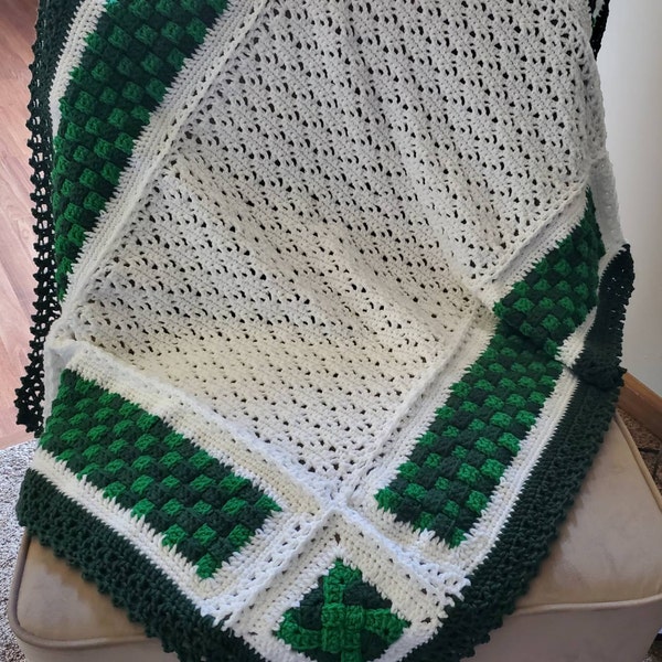 Crochet Pattern - Irish Lap Throw PDF Download - Etsy