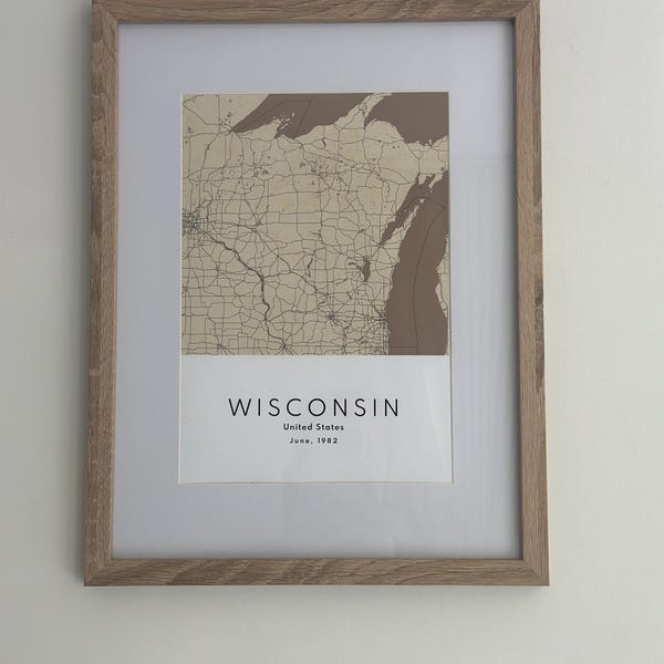 Set of 3 Custom Maps, City Map Prints, Custom Map Print, Custom Any ...