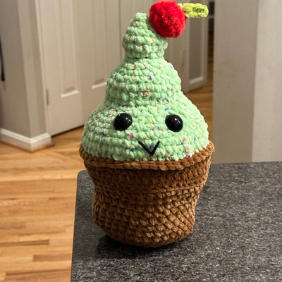 Ice Cream Cone Plush Crochet PATTERN Amigurumi - Etsy