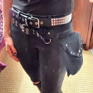 Utility Belt With REMOVABLE Leg Strap on the Thigh, and Belt Buckle ...