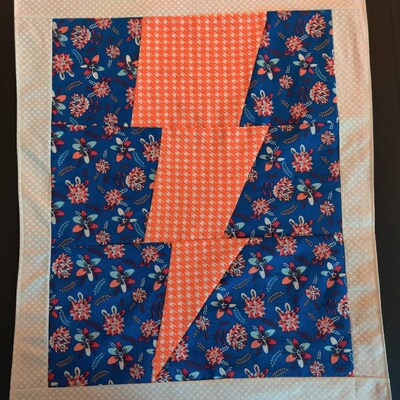 Lightning Bolt Superhero Mini Wall Hanging Quilt Pattern PDF Quilt ...