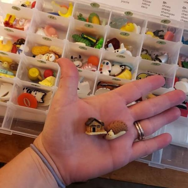 Montessori Language Objects ABC Miniatures Trinkets - Alphabet Letter ...