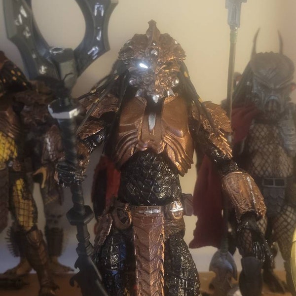 Custom Echo Predator Mask for 1/4 Neca Jungle Hunter/warrior Predators ...