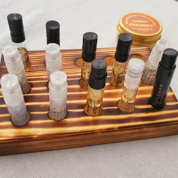 Perfume Sample Holders - Fragrance Organizer - Atomizer Storage - 2-10 ...
