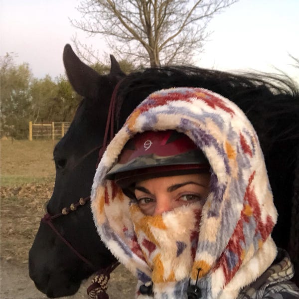 Over Hood Ski Balaclava, Helmet Hood, Snowboard Snood, Fleece Hood ...