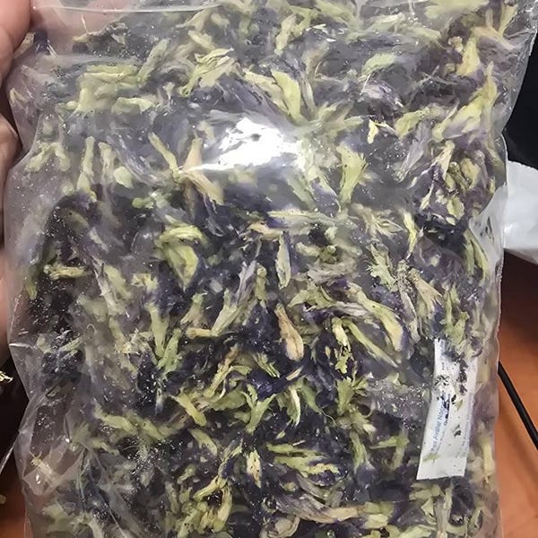 Dried Blue Lotus Flower | Hand Picked 100% Pure Organic | Ceylon Natura ...