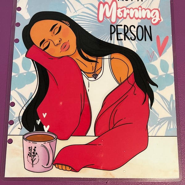 Confidence Girl Boss Dashboard Planner Cover, A5 Insert, GM MM PM ...