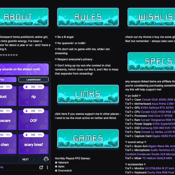 Kawaii Mouse Cursors Pack - 12 Designs - Desktop Decor, Cute Pixel Art ...