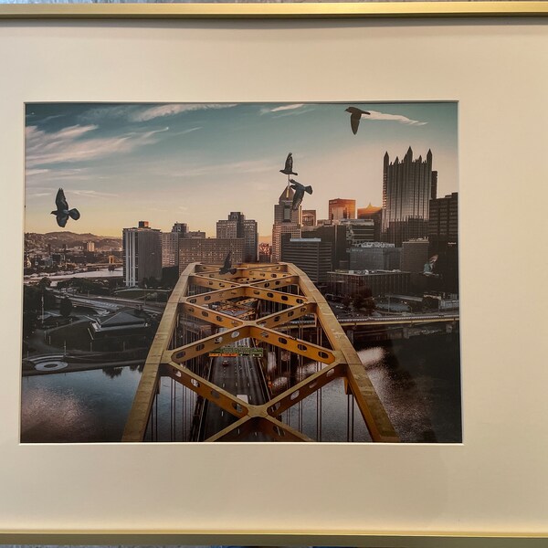 Pittsburgh Steelers Football - Heinz Field at Sunset - Etsy