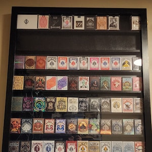 Card Deck Display Case for Decks of Cards/playing Card Deck Display ...