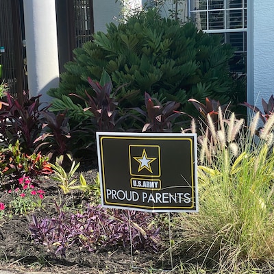 Proud Army Parents Yard Sign 18x24 With Stake Fast - Etsy