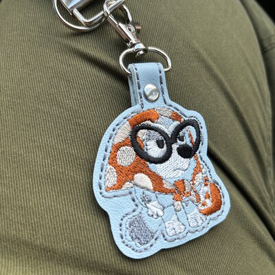 Set of Two Bluey Inspired Fan Made Backpack Charms. Grannie Janet and ...