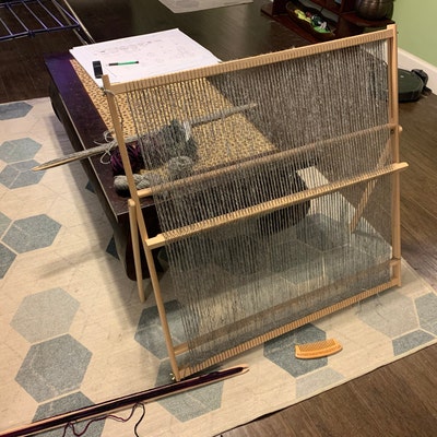 Huge Professional Weaving Loom Kit With Adjustable Stand 89 Cm X 87 Cm ...