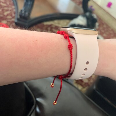 7 Knots Red Protection Bracelet, Red String Bracelet, 7 Knots Anklet ...