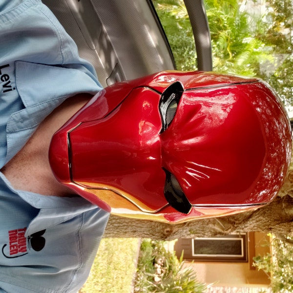 Red Hood Helmet Mask Jason Todd Halloween Costume Props - Etsy