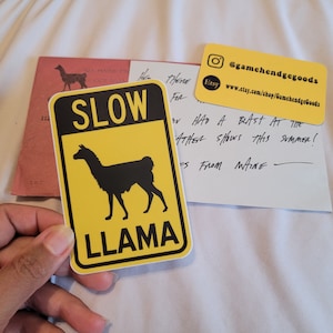 Phish Slow Llama Sticker - Etsy