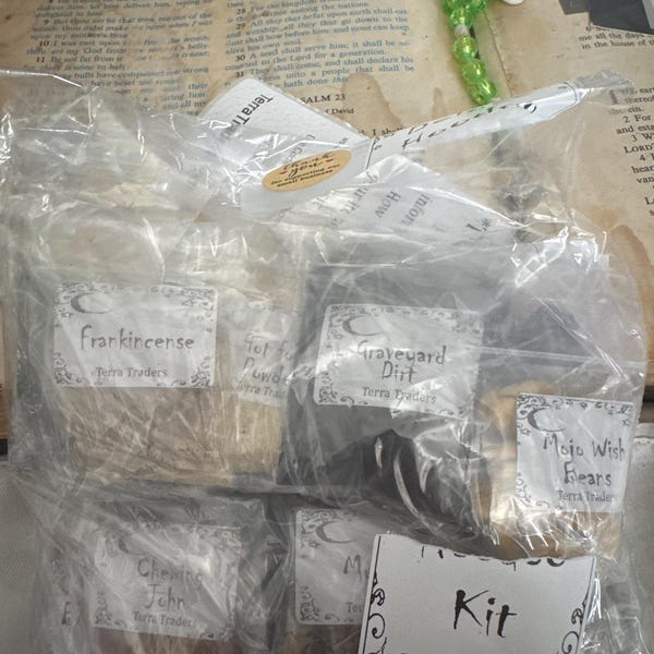 Hoodoo Deluxe Rootwork Kit Herbs Conjure Witchcraft Wicca Magick ...