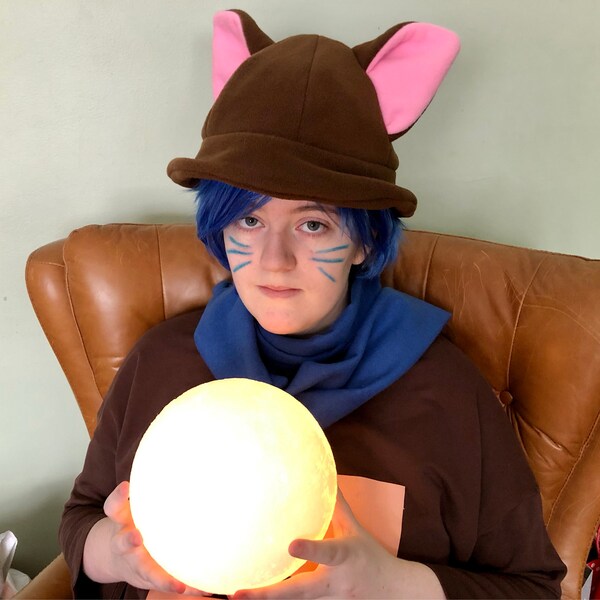 Fleece Link Hat Legend of Zelda Inspired BLACK Shadow Link Video Game ...