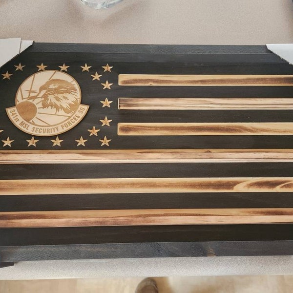 Air Force Defensor Fortis Coin Display Rack Holder - Rustic Air Force ...