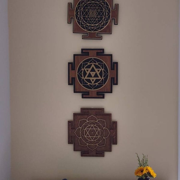Sacred Geometry Set - 6 Pieces, Laser Cut, Use for Crystal Grids ...