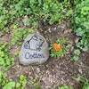 Pet Memorial Chinchilla Stone 5”/6" or 7”/8", Engraved Personalized ...