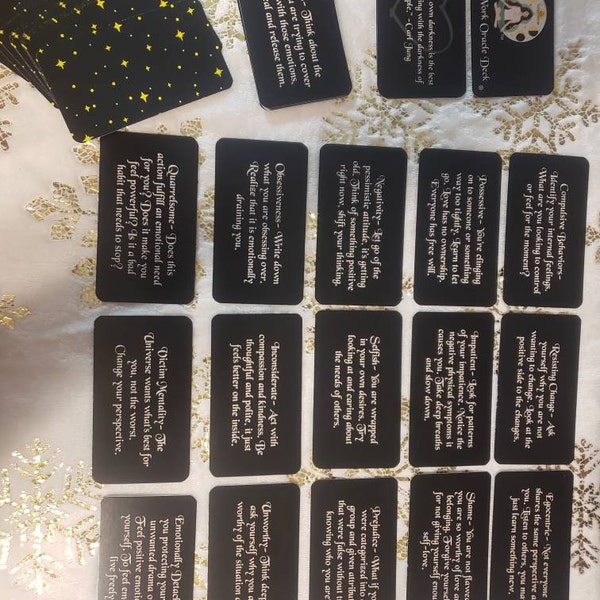 Shadow-work Oracle Deck, Bestseller (travel Size). - Etsy