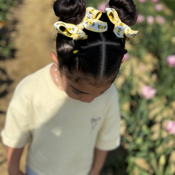 Pink Cherry Pigtail Knot Bows, Cherry Fruit Pigtail Bows, Cherry ...