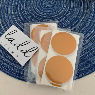 Foil Stickers, Round Metallic Stickers, Silver Stickers, Gold Stickers ...