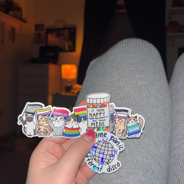 The Lovers Tarot Card Glossy Vinyl Water Resistant Sticker | High ...