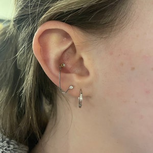 Conch Chainbox Chain Ear Piercing Chain Conch - Etsy