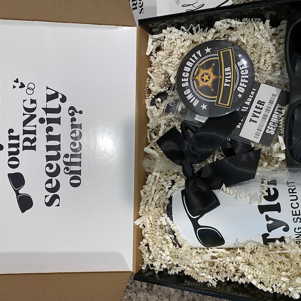 Ring Bearer Proposal Gift Box Set, Personalized Ring Bearer Gift Ideas ...